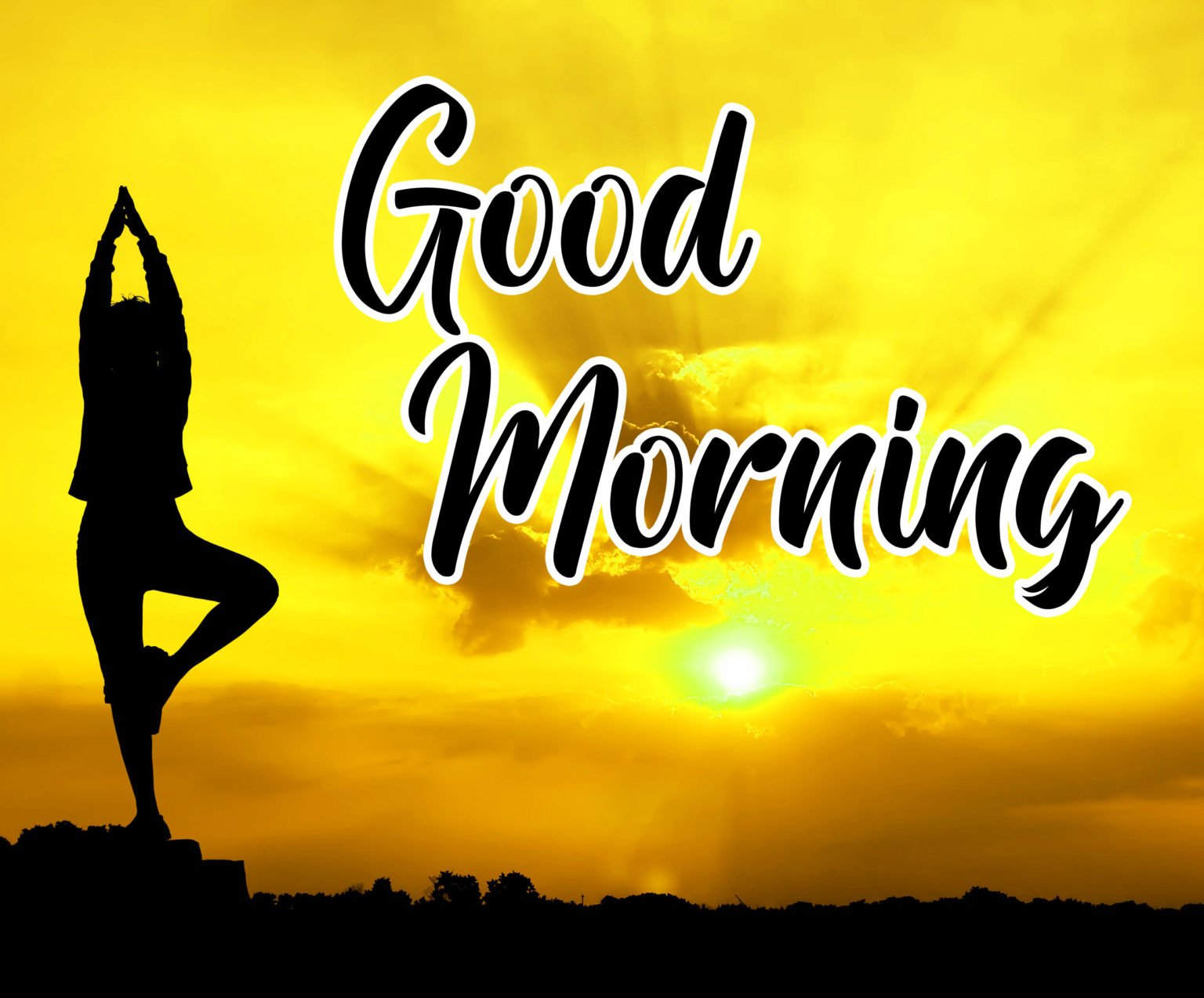 Good Morning & Do Yoga Wishes & Images - Good Morning Wishes
