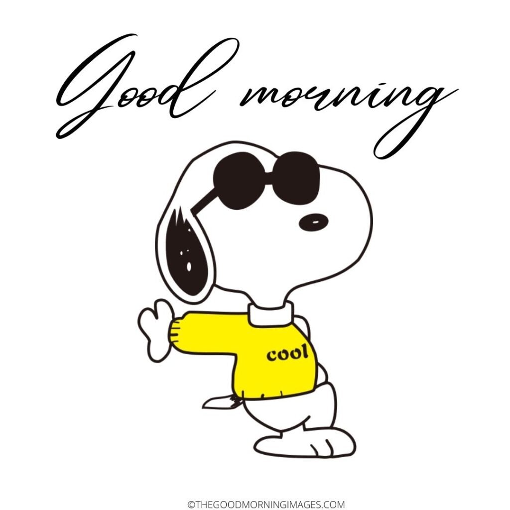 40+ Good Morning Snoopy Images - Good Morning Wishes